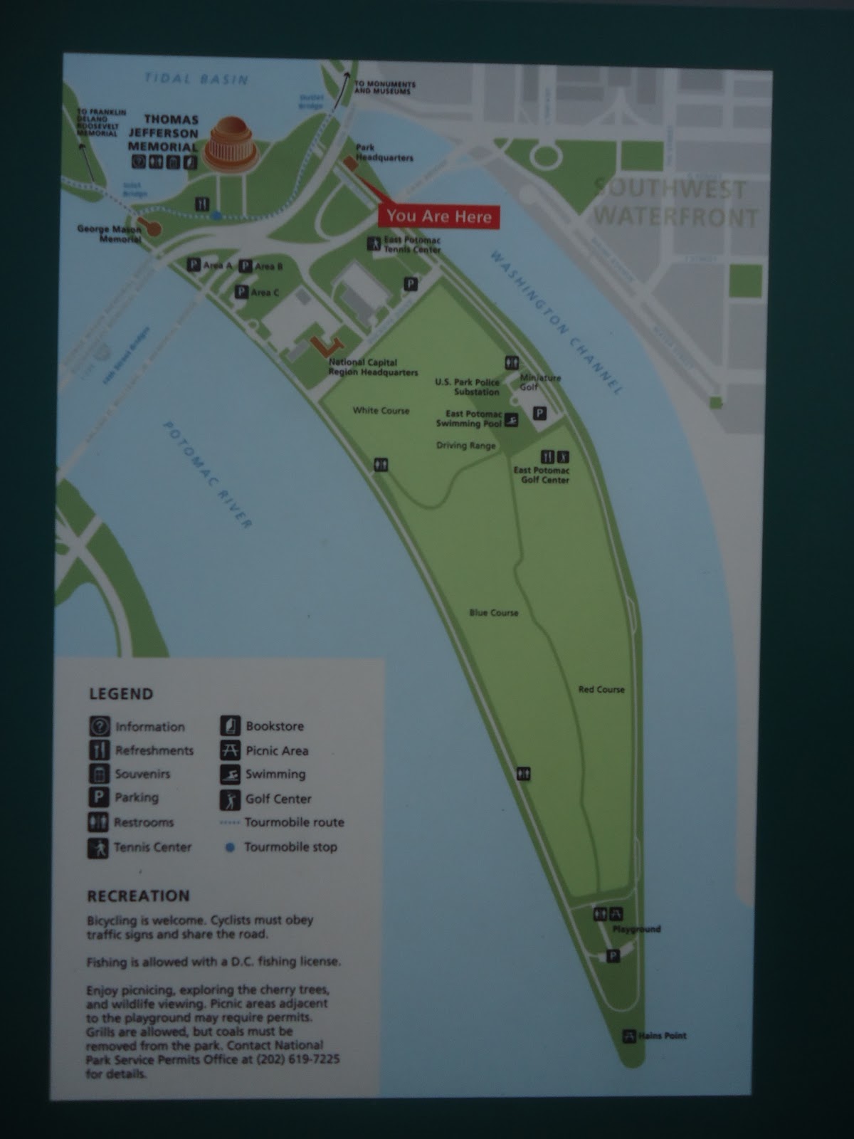 60 Hikes: Hike 3: Potomac Park and Hains Point