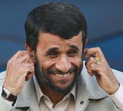 Daled Amos: Pictures: Ahmadinejad Demonstrates His Impressions Of ...
