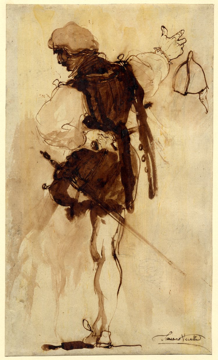 19th Century Man Drawing