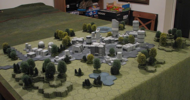 15mm Sci Fi Small Soldiers: Battletech City Battlefield - 6mm Old Crow ...