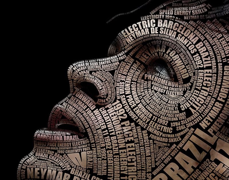 Mrs. Rotella's Camelot: Typography Portrait inspired by Robert Reed