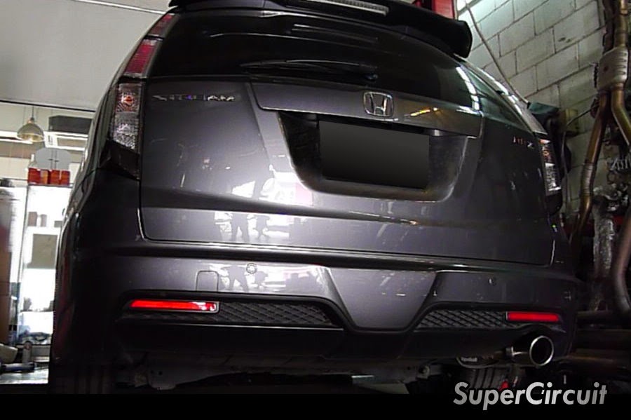 SUPERCIRCUIT Exhaust Pro Shop: Honda Stream RSZ full exhaust customization