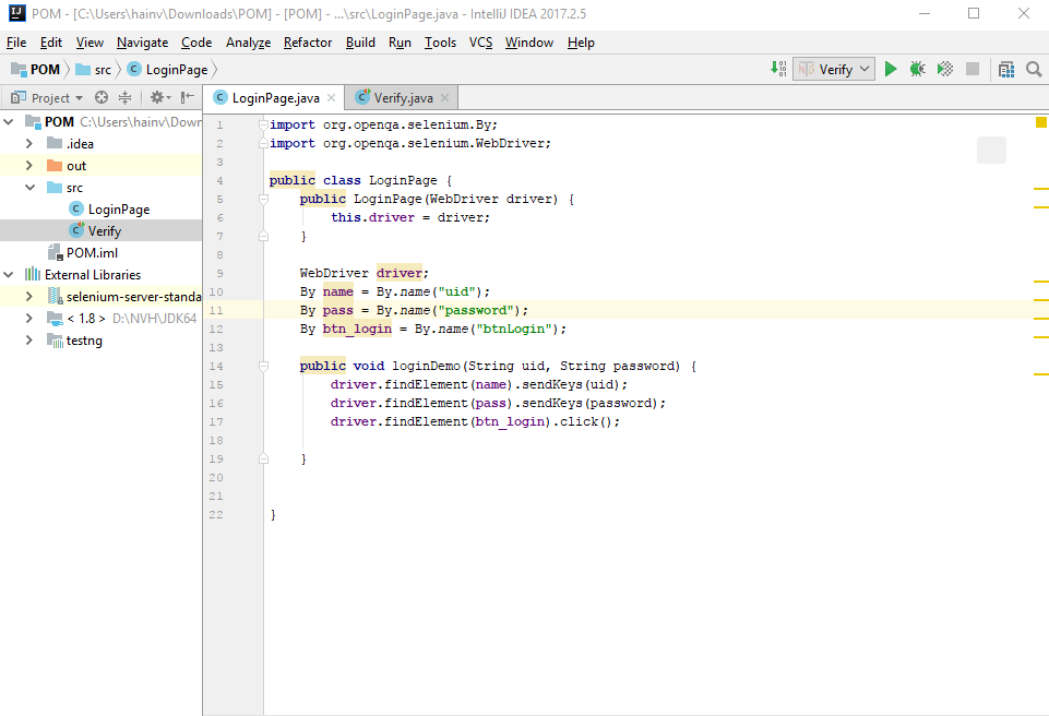 Page Object Model selenium ~ Automation Testing Tutorials