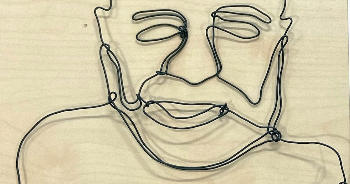Kids Artists: Wire portrait like Alexander Calder