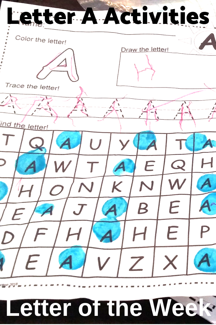 Letter A Activities