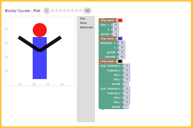 Blockly Games Film Çözümleri | Bilişimci Ali