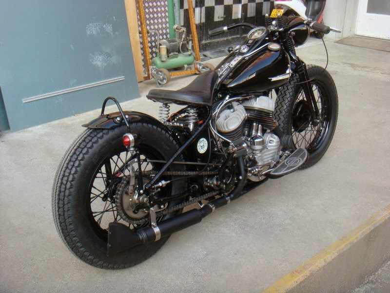 millecavalli LIFESTYLE: Harley Davidson 1942 WLA Bobber from Switzerland