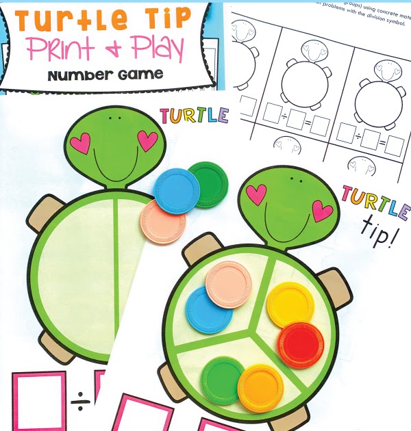 Division Math Center - Turtle Tip | From the Pond