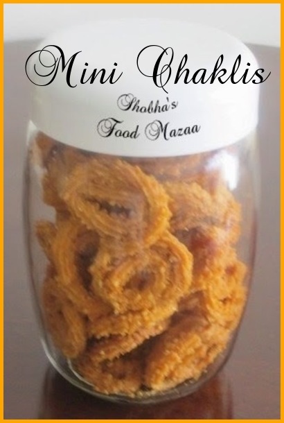 Shobha's Food Mazaa: MINI CHAKLIS