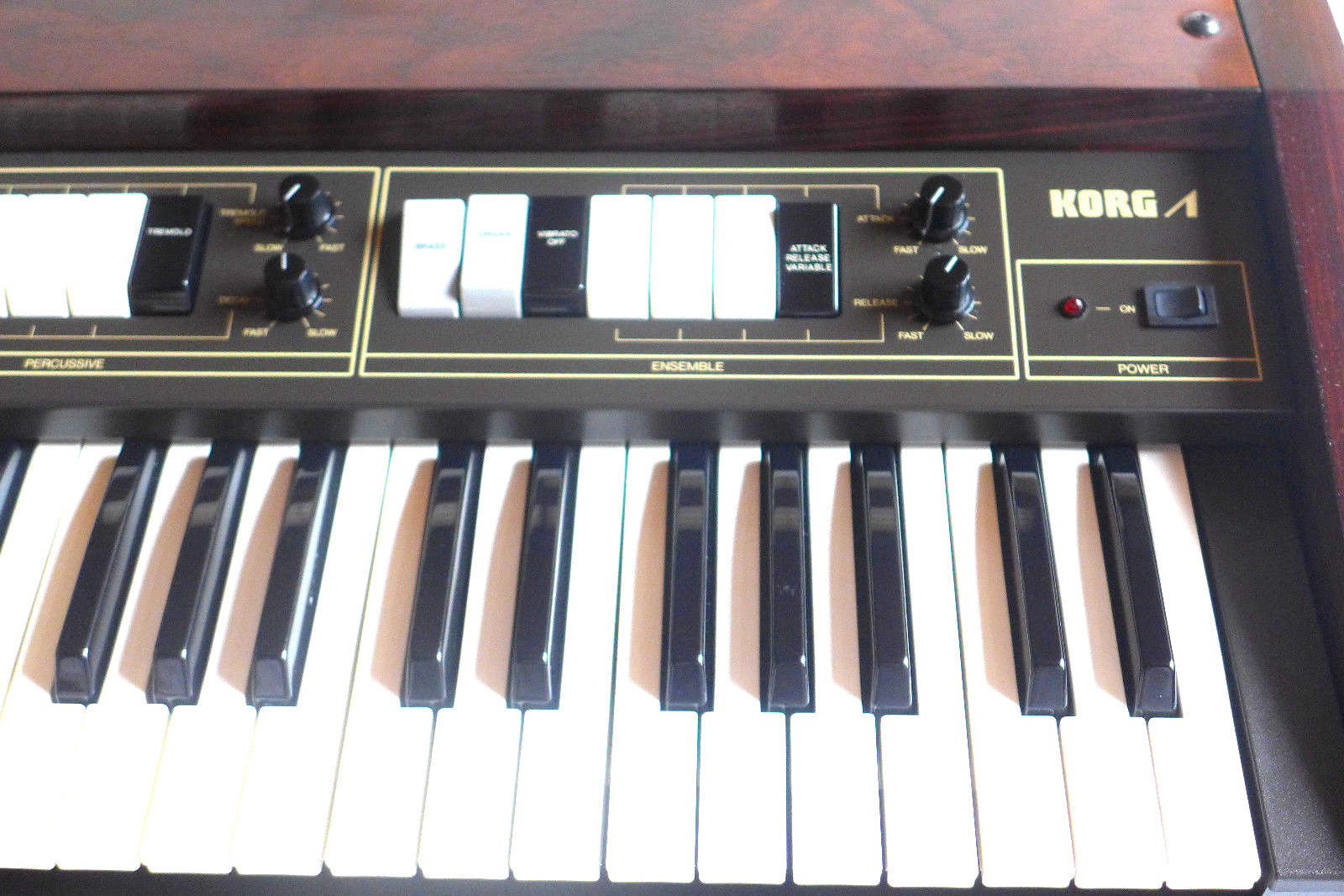 MATRIXSYNTH: KORG LAMBDA ES50 VINTAGE ANALOG SYNTHESIZER STRINGS SN 231709
