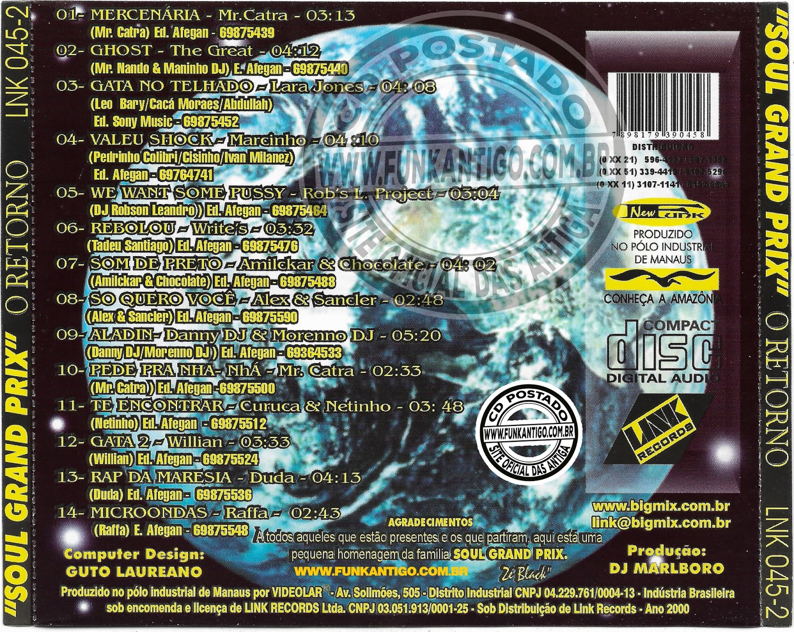 SOUL GRAND PRIX - 2000 - O RETORNO (CD LNK 045-2) LINK RECORDS - Site ...