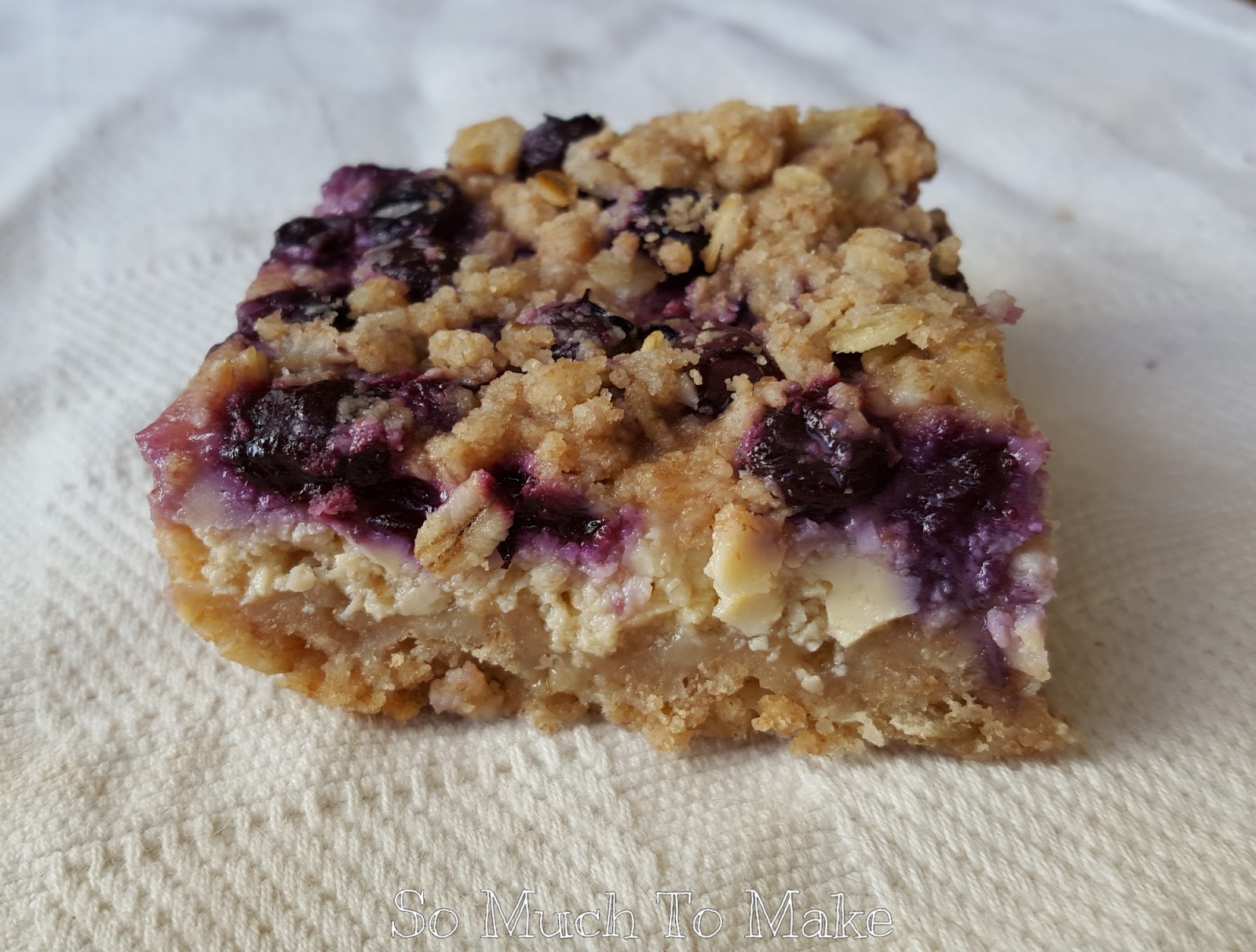 Protein & Fiber Rich Blueberry Bars | So Much To Make