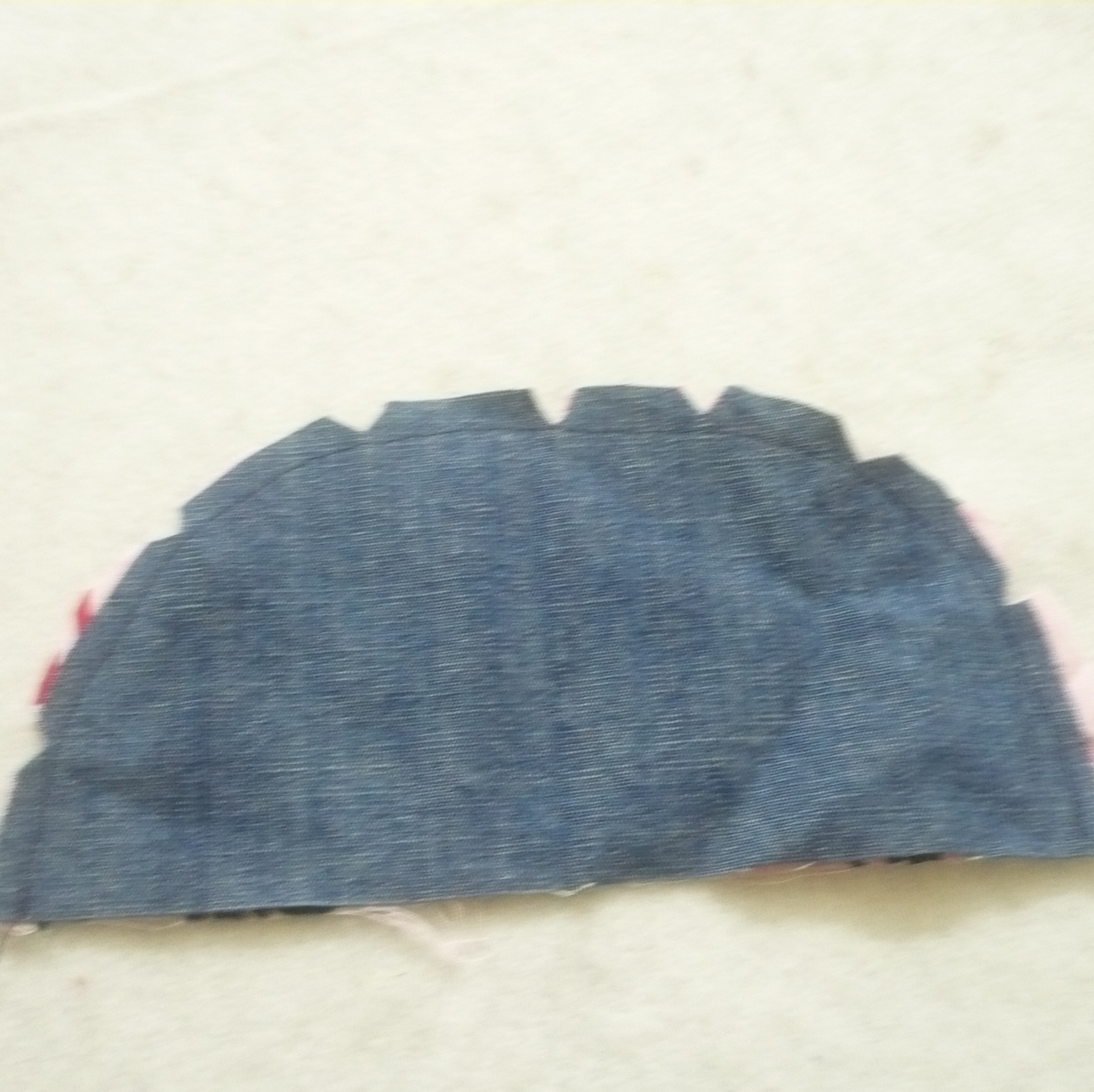 Snip some notches all around the seam to help it retain shape after ...