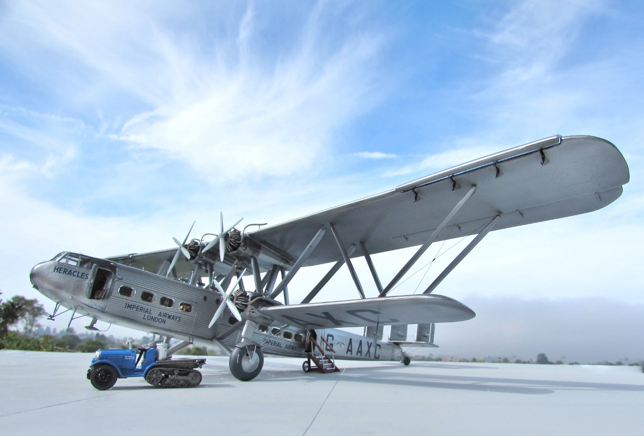 Handley Page H.P.42 Heracles - Modified Contrail vacuform 1/72nd scale ...
