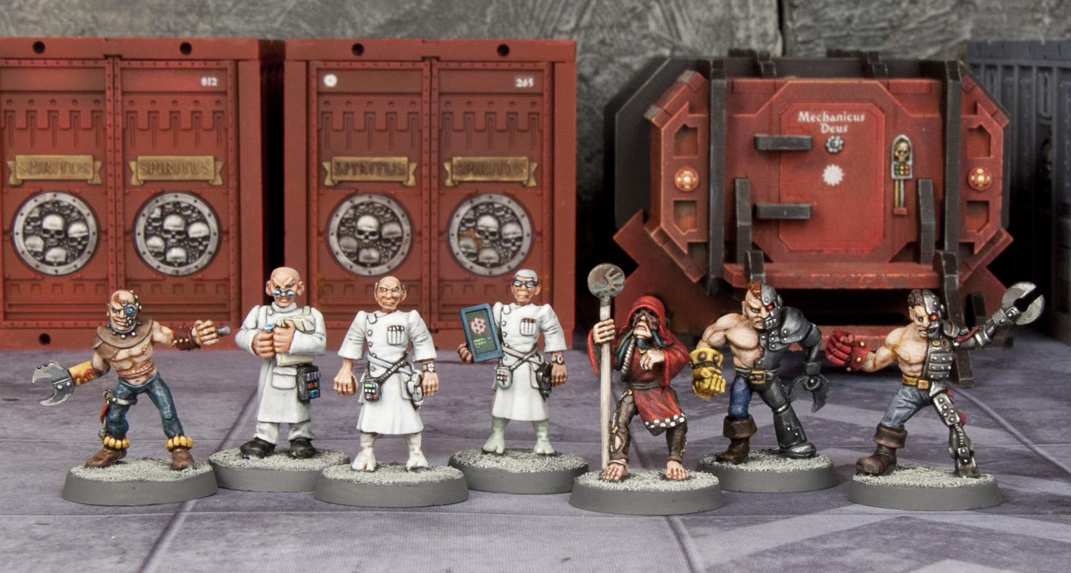 Dr. Mathias's Miniature Extravaganza: 40k Adventurers - Techs - Cyborgs