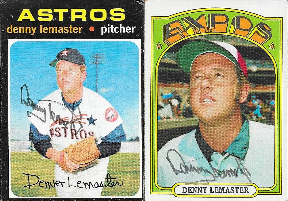 foul bunt: TTM Success - Denny Lemaster