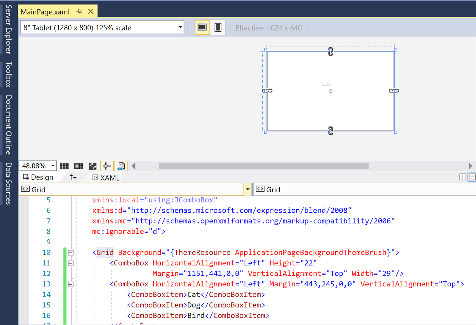 Uwp Xamls Combobox Control Part 1