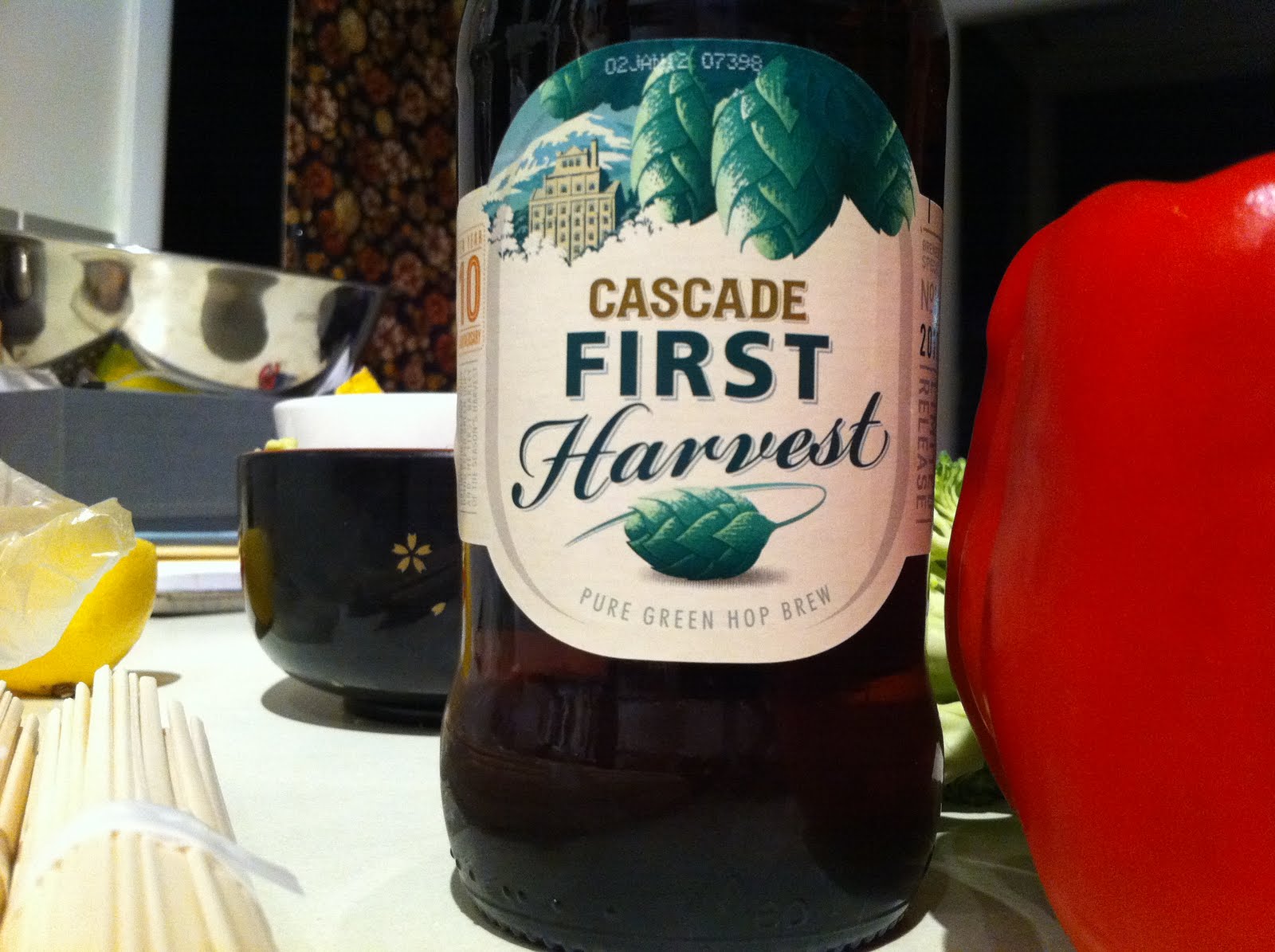 brisbane beer review: Cascade First Harvest 2011