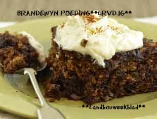 LEKKER RESEPTE VIR DIE JONGERGESLAG: BRANDEWYNPOEDING