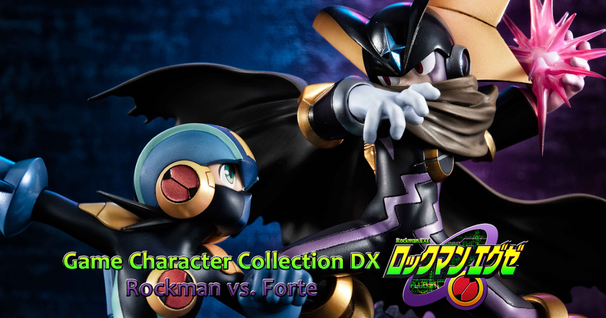 Rockman Corner: MegaHouse's Rockman.EXE: Rockman vs Forte Statue Paint ...