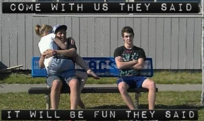 IT'S NOT EASY BEING THE 3RD WHEEL (20 Pics)