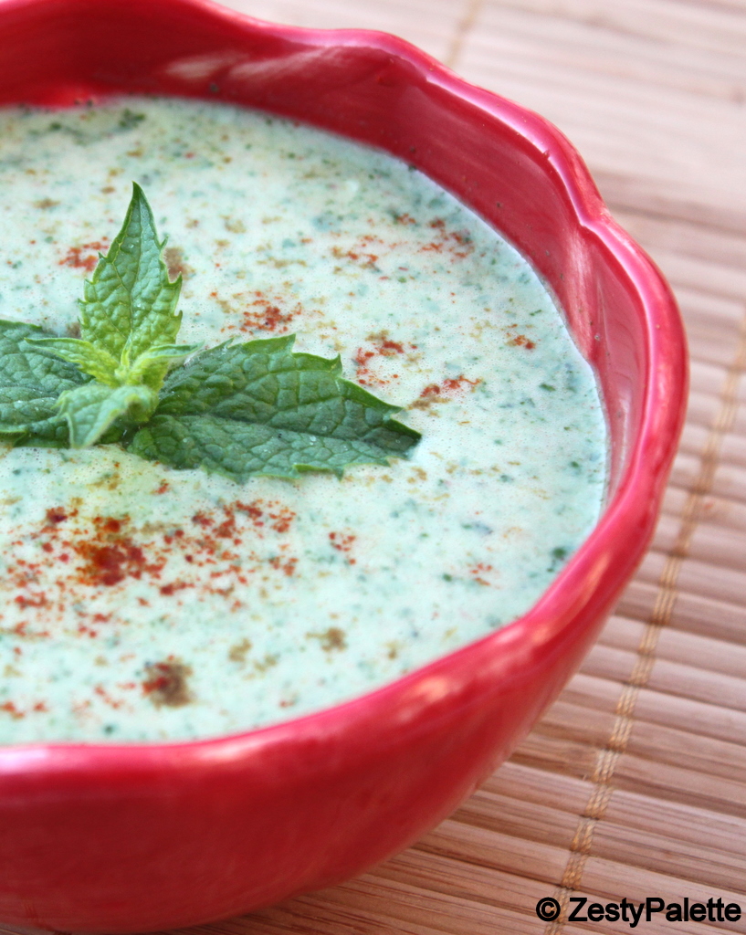 Cooks Joy - Mint Raita (Pudhina Raita)