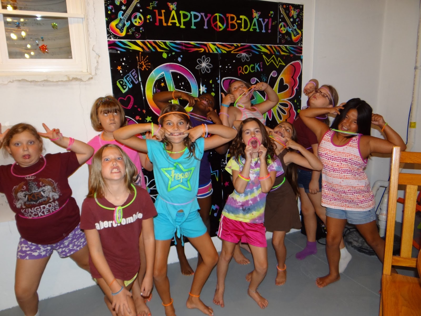 The Baima Family Blog: Olivia's Birthday Slumber Party