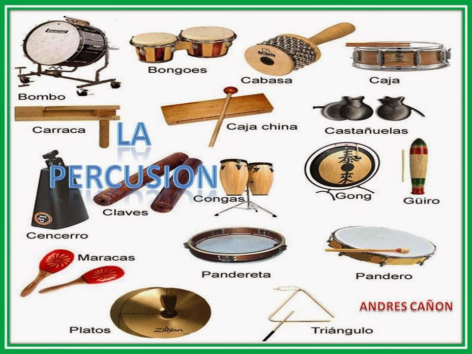 notas musicales: Instrumentos musicales
