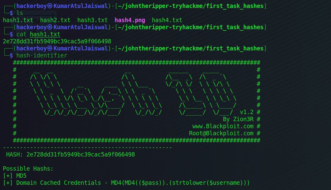 All About Hashing Cracking Tool John The Ripper | Hacking Truth.in