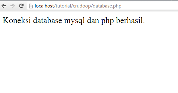 Cara Membuat Koneksi Database MySQL Menggunakan Teknik OOP