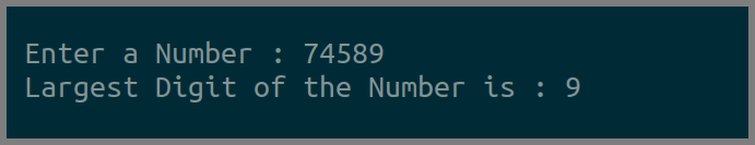 WAP To Print The Largest Digit In Any Given Number In C 43 CodeGig wap-to-print-the-largest-digit-in-any-given-number-in-c-43-codegig