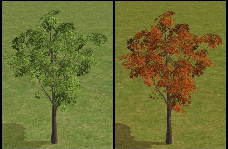 TheNinthWaveSims: The Sims 2 - Seasonal Tree 2a