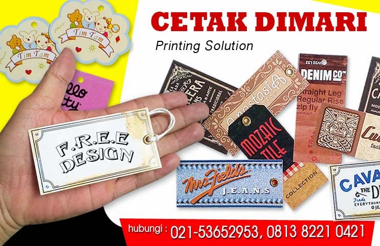 Butuh Hang Tag Untuk Produk Anda ?? - Bursa Iklan Gratis
