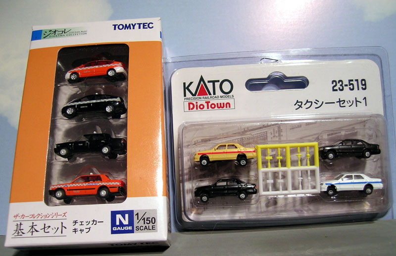 Tokyo in N Scale: Modeling Tokyo taxi cabs