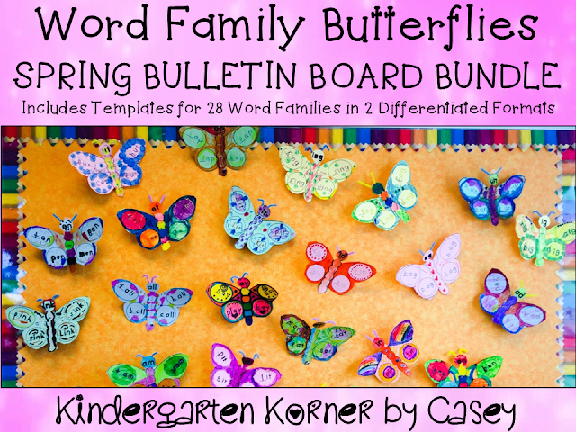 Spring Activities for Kindergarten and 1st Grade - Kindergarten Korner ...