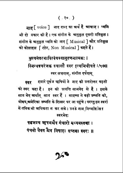 Indian Classical Music: 1. Swar Gyan