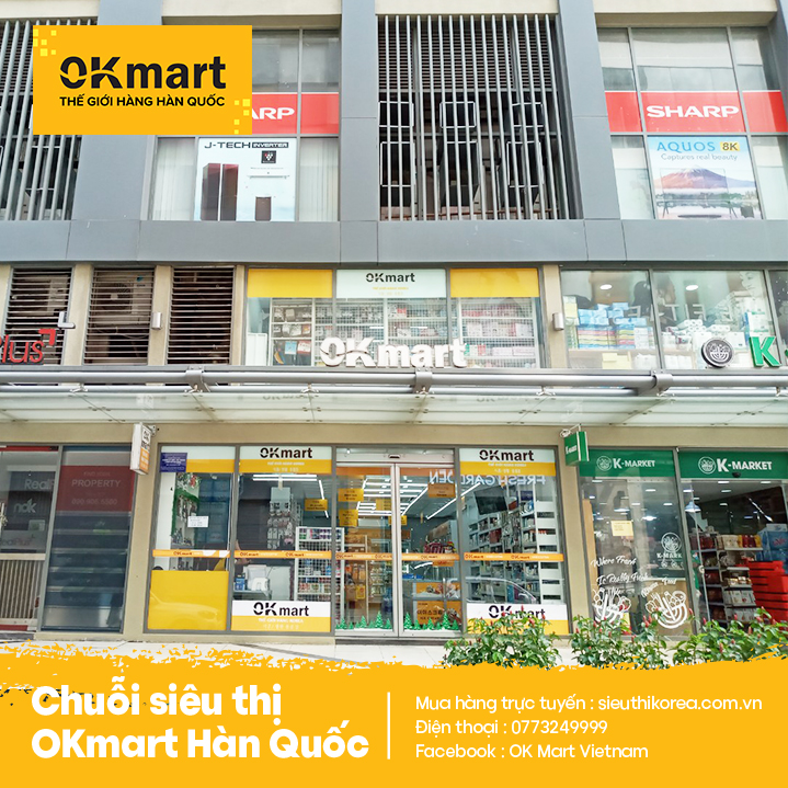 Giới thiệu về hệ thống siêu thị OKMart - Thế giới hàng Hàn Quốc Korea