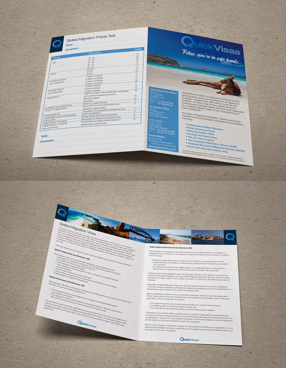 Lunatrix Design: Folded A4 - 4 page A5 leaflet design and print for ...