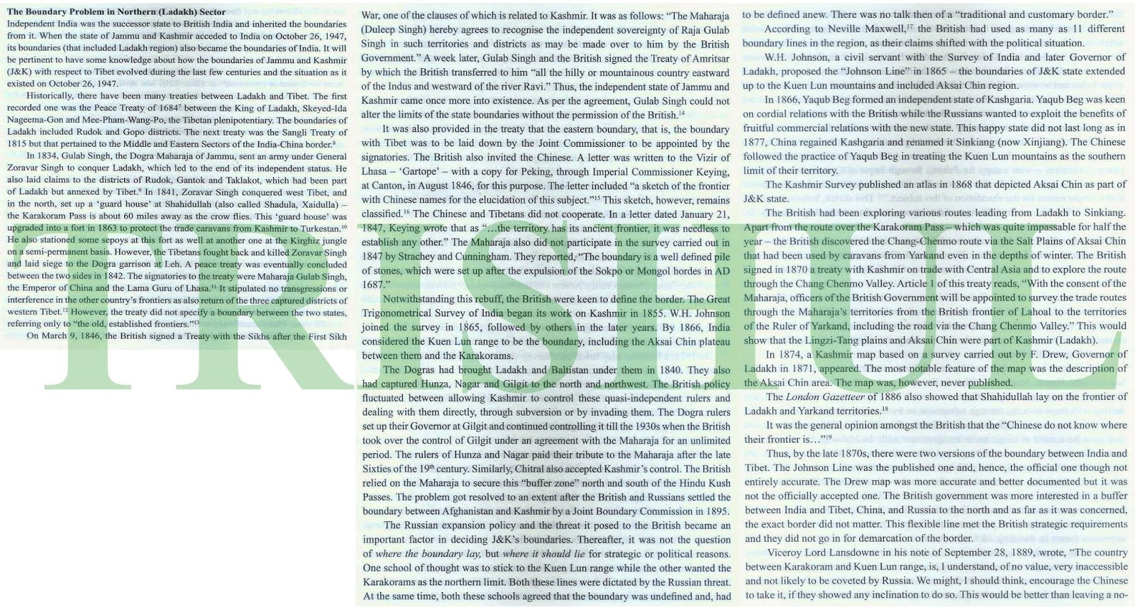 TRISHUL: How Successive Cartographic Errors have Led To Present-Day ...