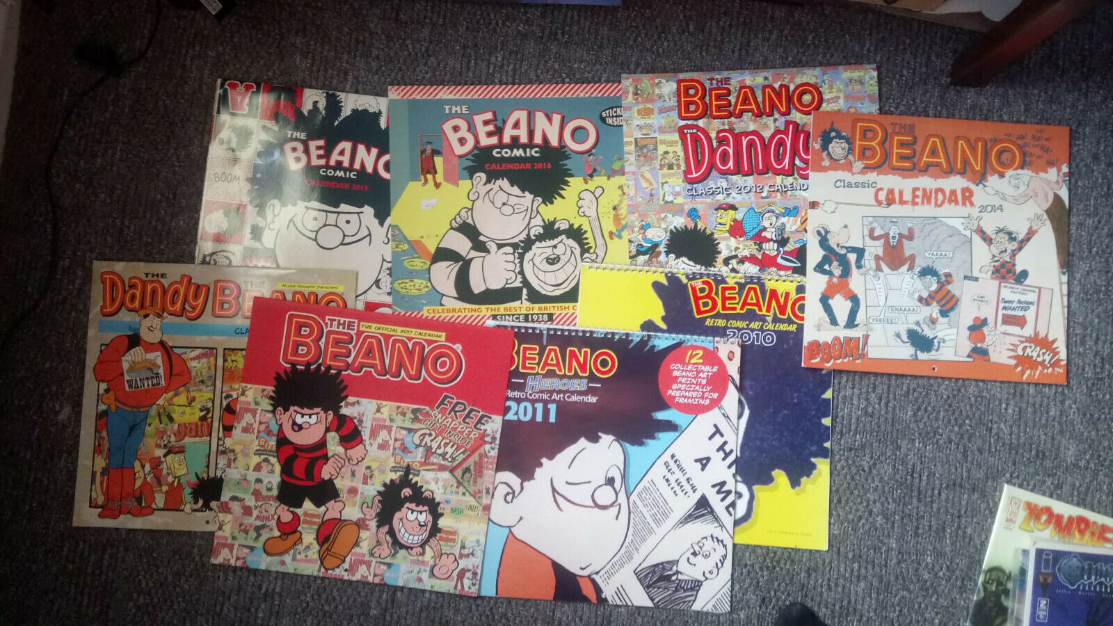 Boys Adventure Comics: UPDATED: Beano (and Dandy) calendars