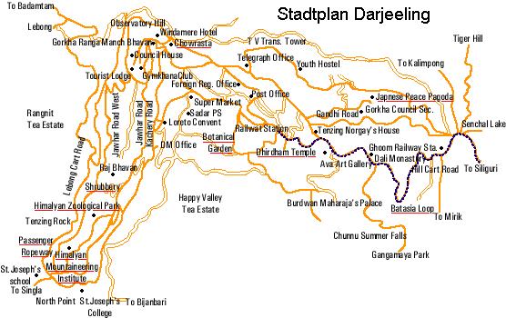 Tourist Places: Darjeeling Photos | Darjeeling Map