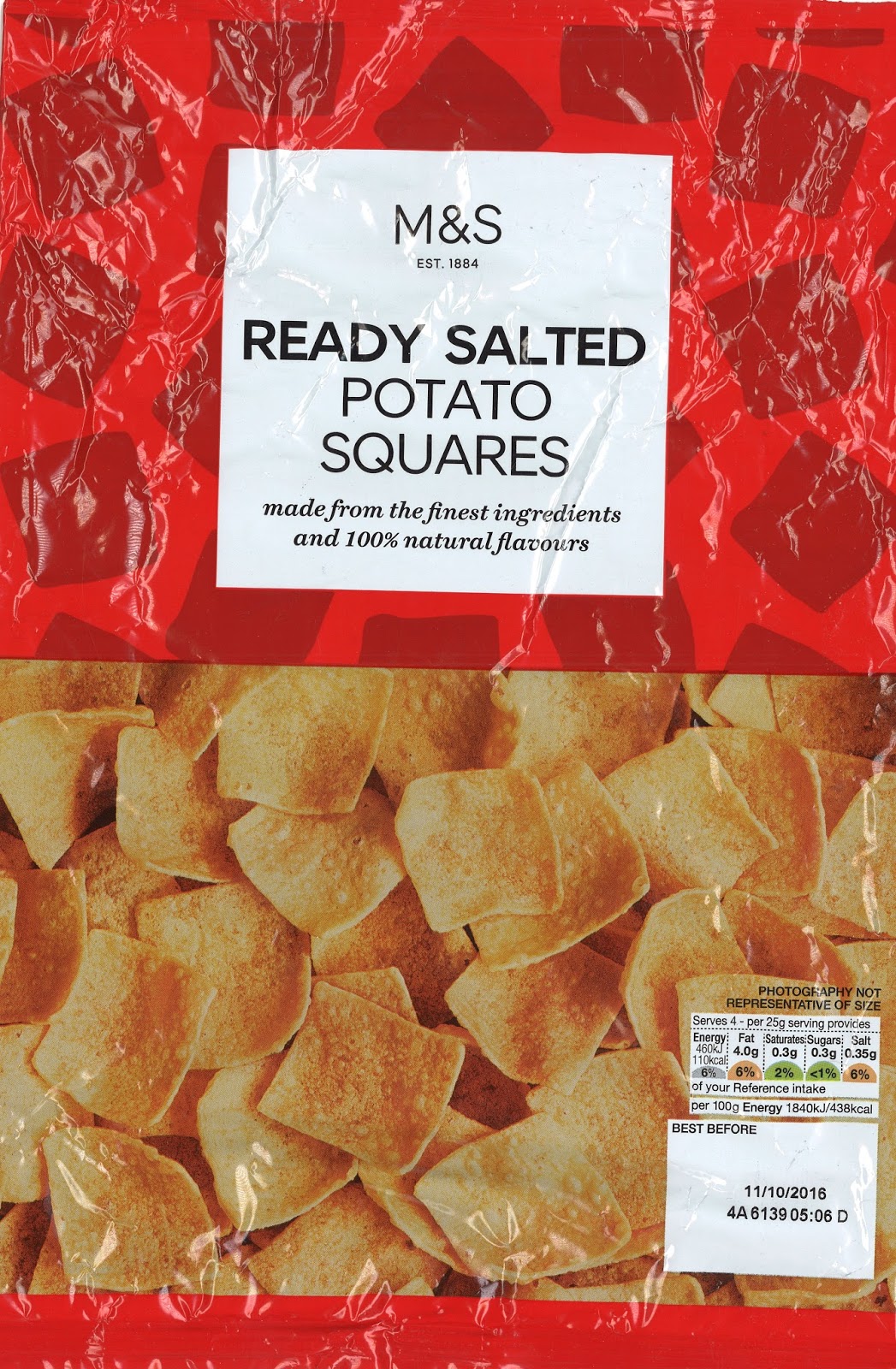 Cheeseburger Crisps & Other Stories: M&S Full on Flavour Lightly Salted ...