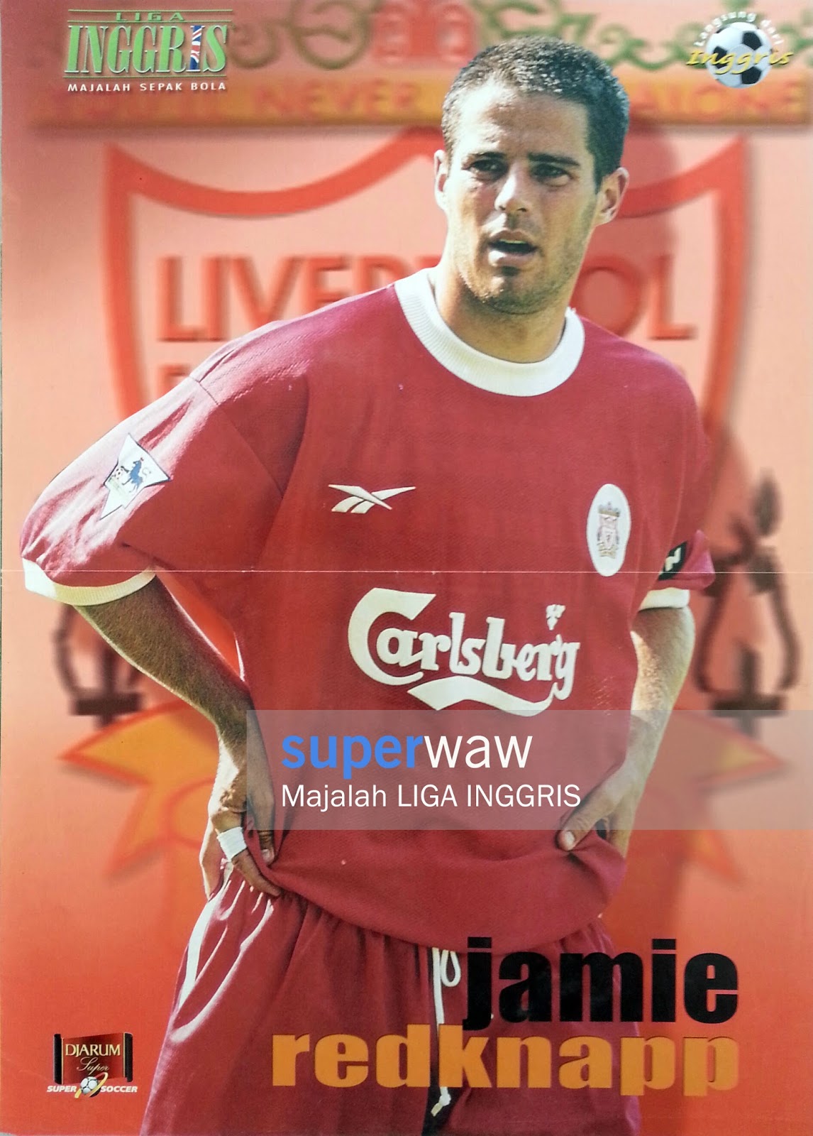 POSTER JAMIE REDKNAPP (LIVERPOOL 1998)