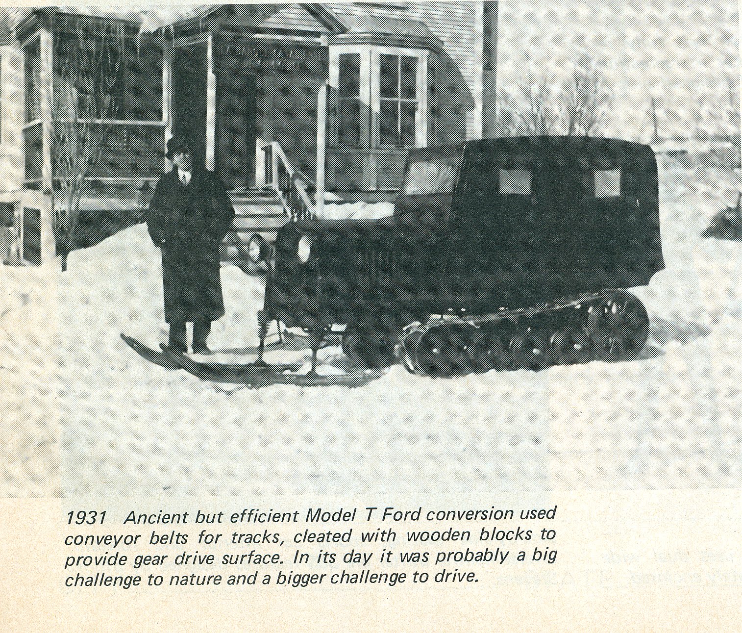 CLASSIC SNOWMOBILES OF THE PAST: 1937 SNOWMOBILE