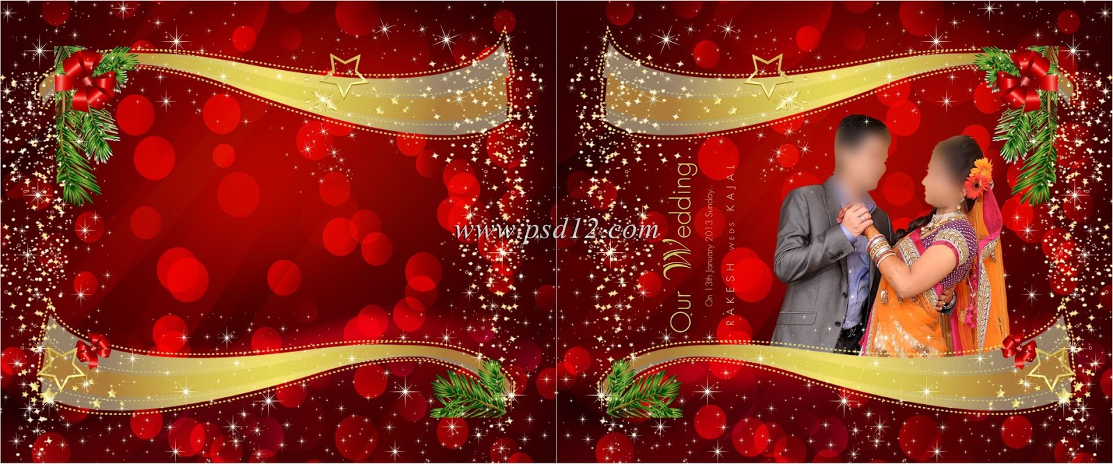 50+ Best Modern Wedding Album Cover PSD Designs & Templates - PSD12