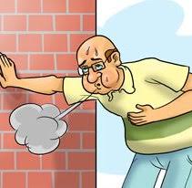 French Vocabulary Illustrated: essoufflé