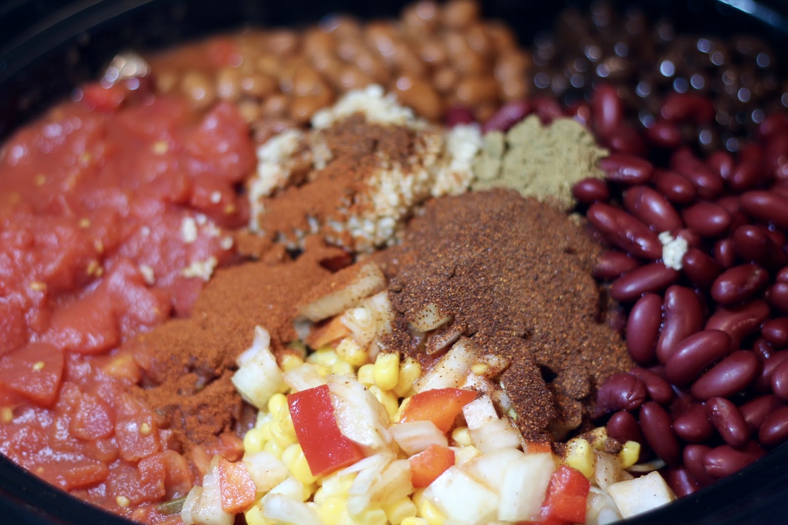 Smoky Four Bean Chili - I do deClaire