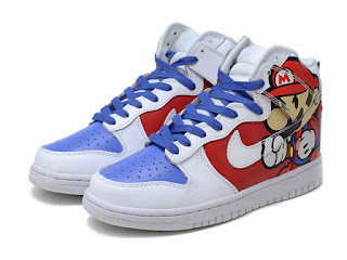 King Koopa Bowser Shoes Super Mario Bros Nike Dunks High | Nike Sb Dunk ...
