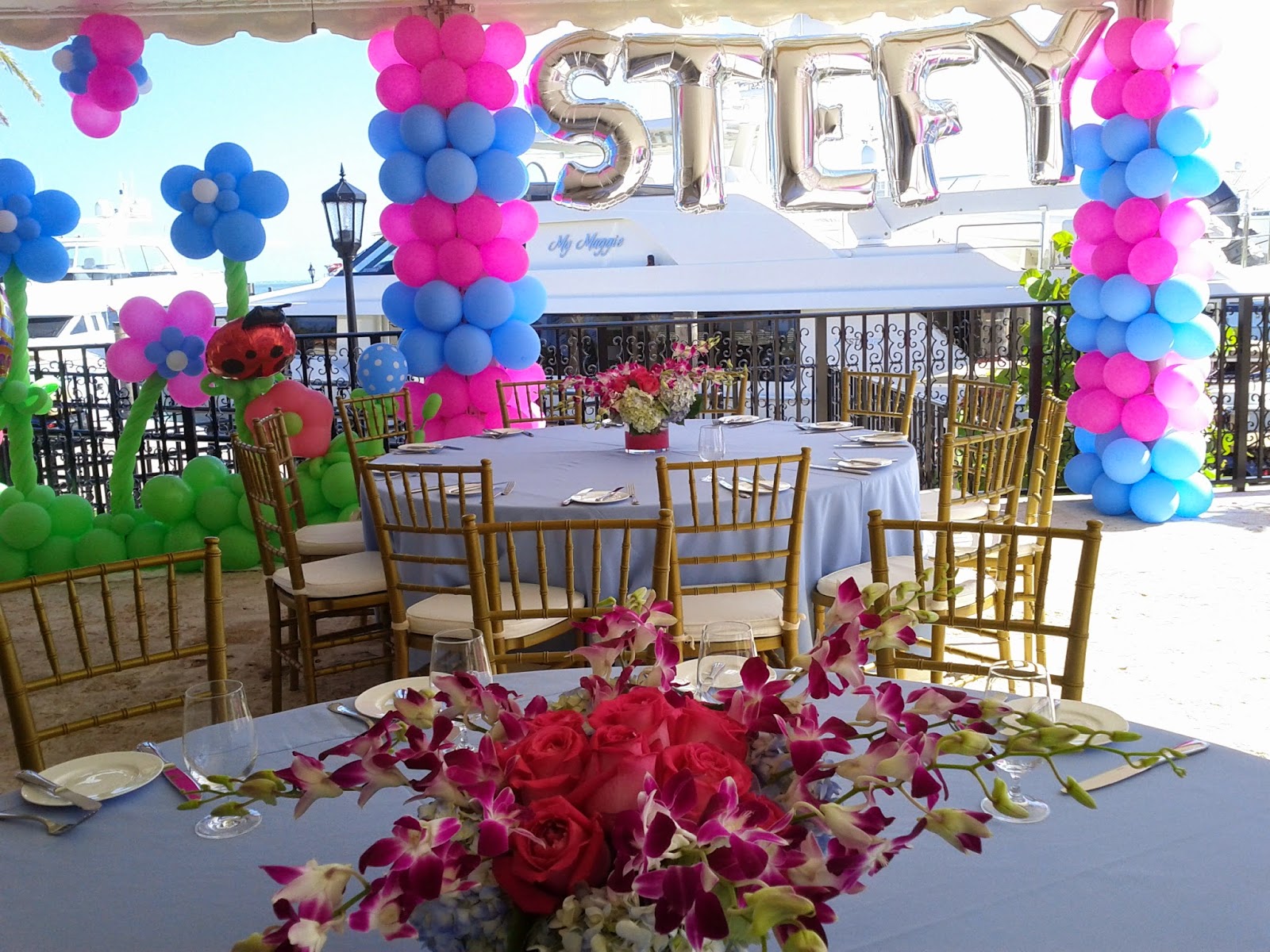 DreamARK Events Blog: Elegant Columns Wrapping by Balloons.