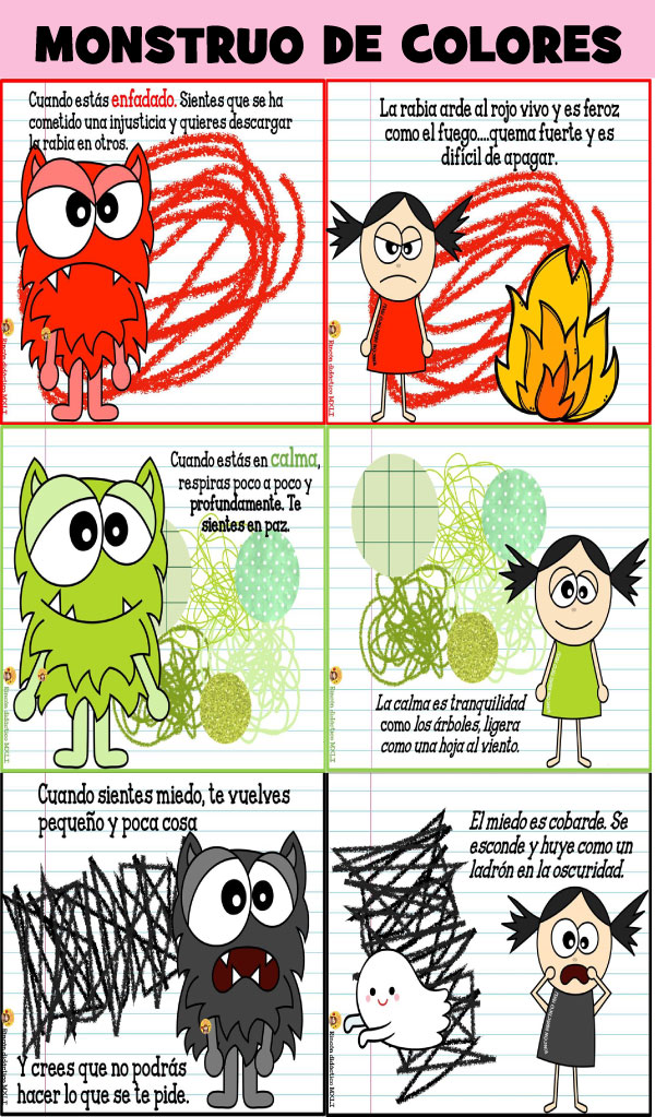 Cuento Monstruo de Colores | Mundo de Rukkia